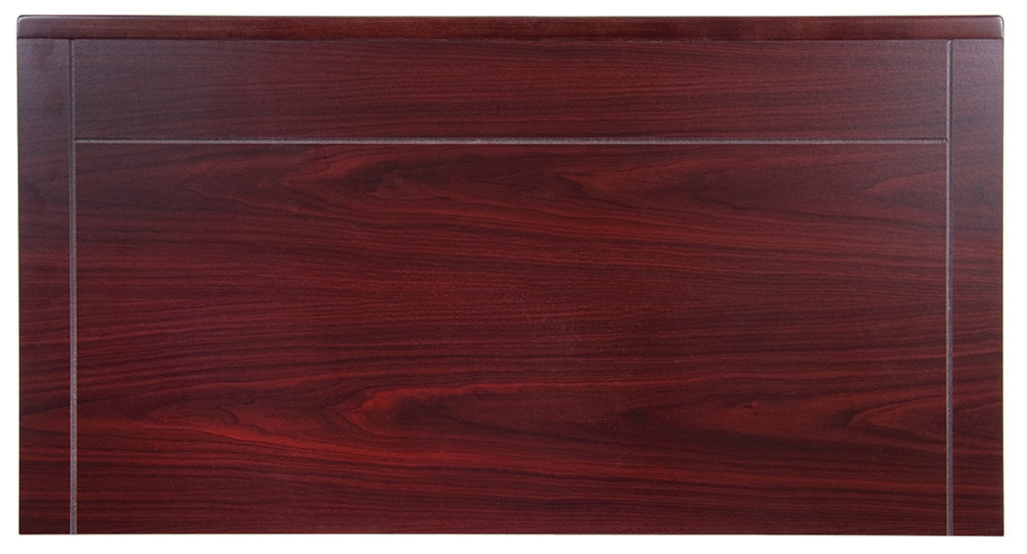 GF: Straight Wood Pediment with Dentil Molding Headboard